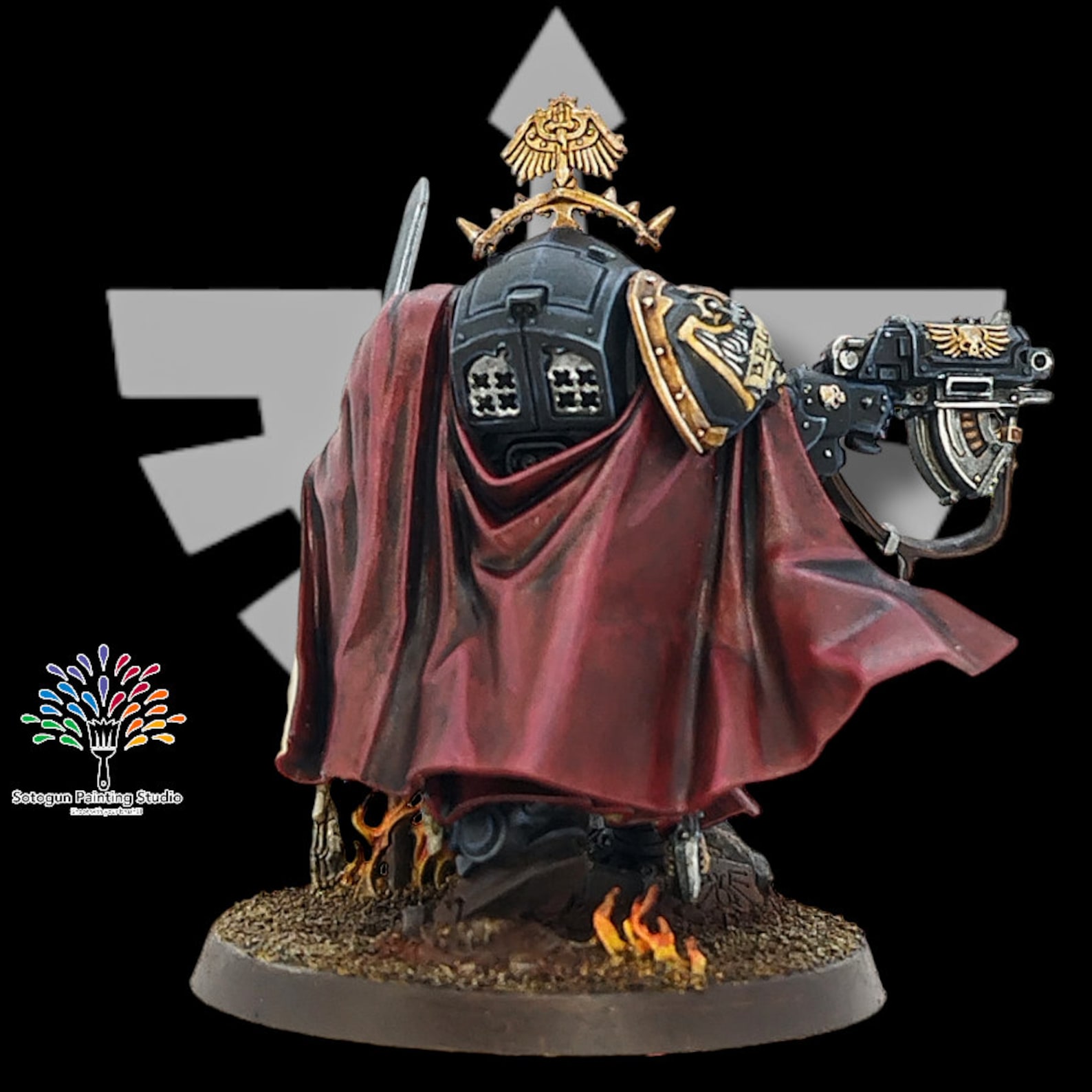 Belial, Painted in the Risen Color Scheme of Dark Angels. - Etsy