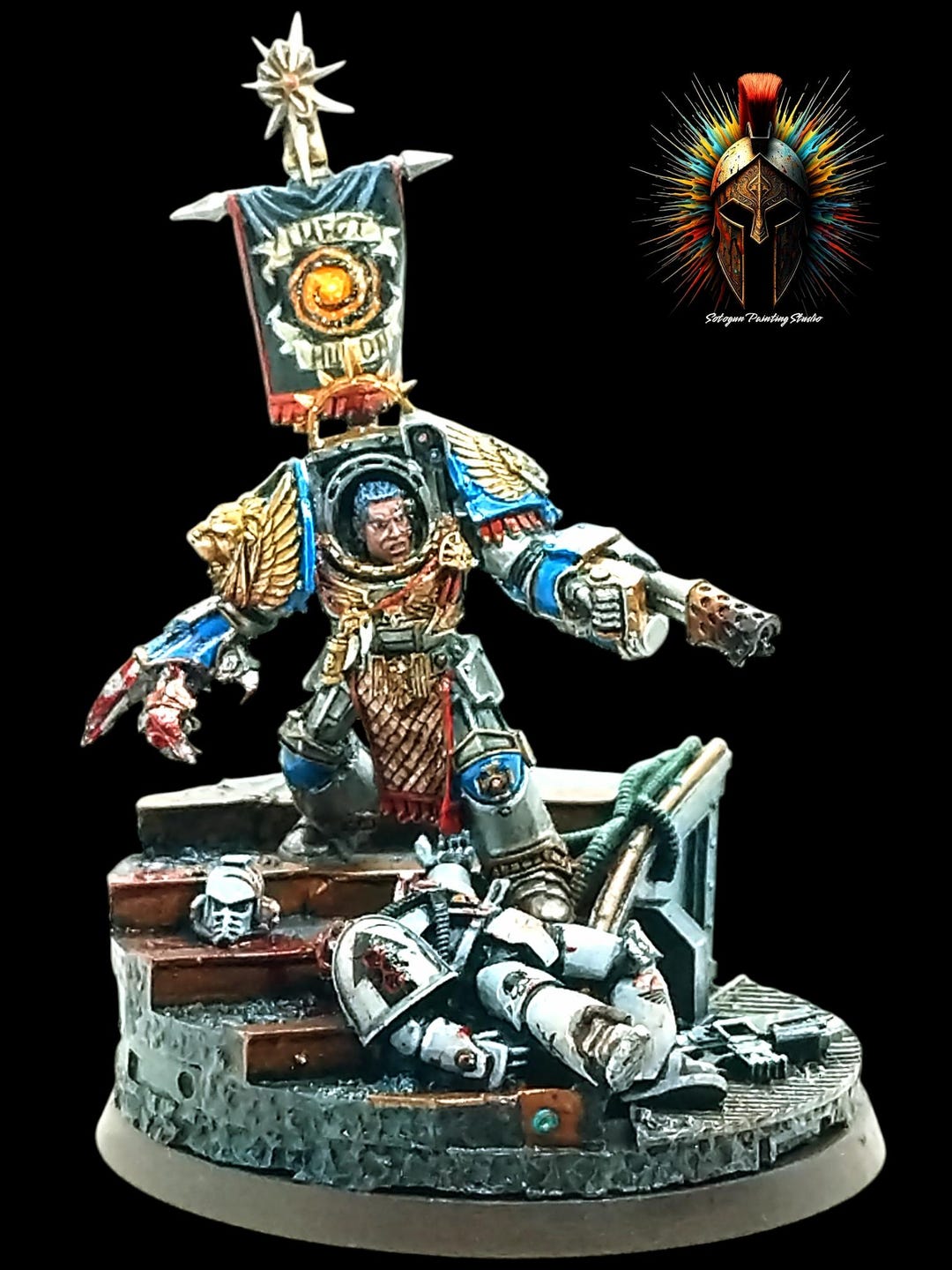 Lufgt Huron – Astral Claws Chapter Master Unique Diorama | Hand-painted ...