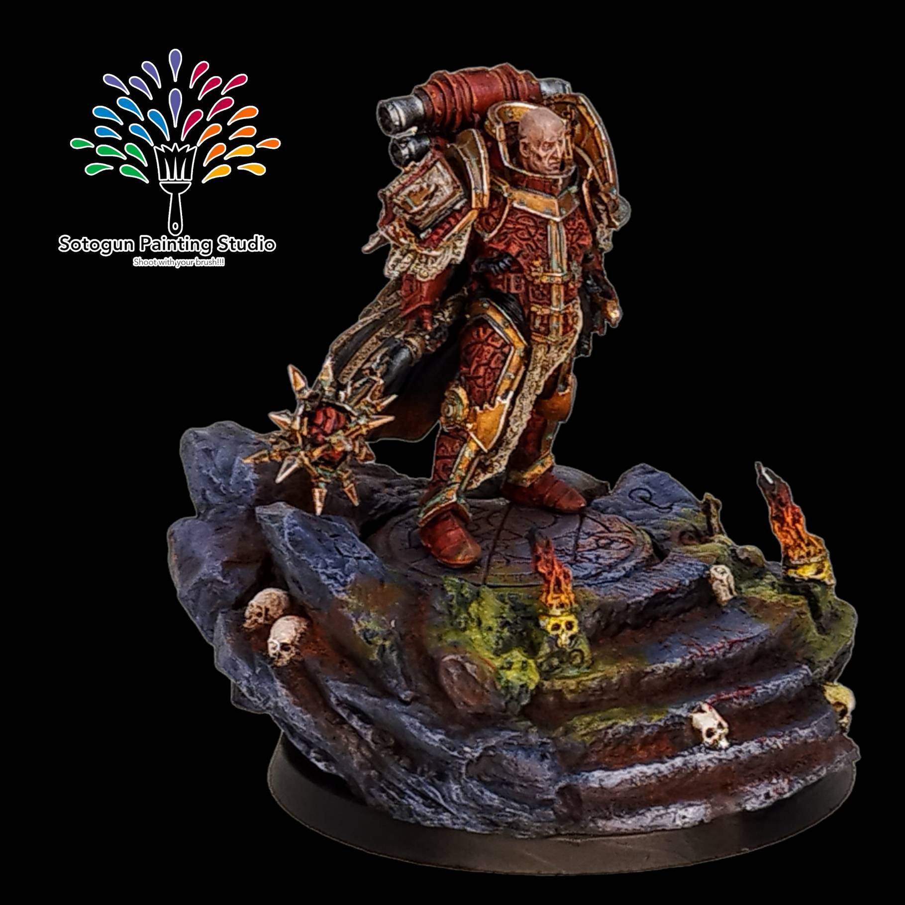 Painted Lorgar Model
