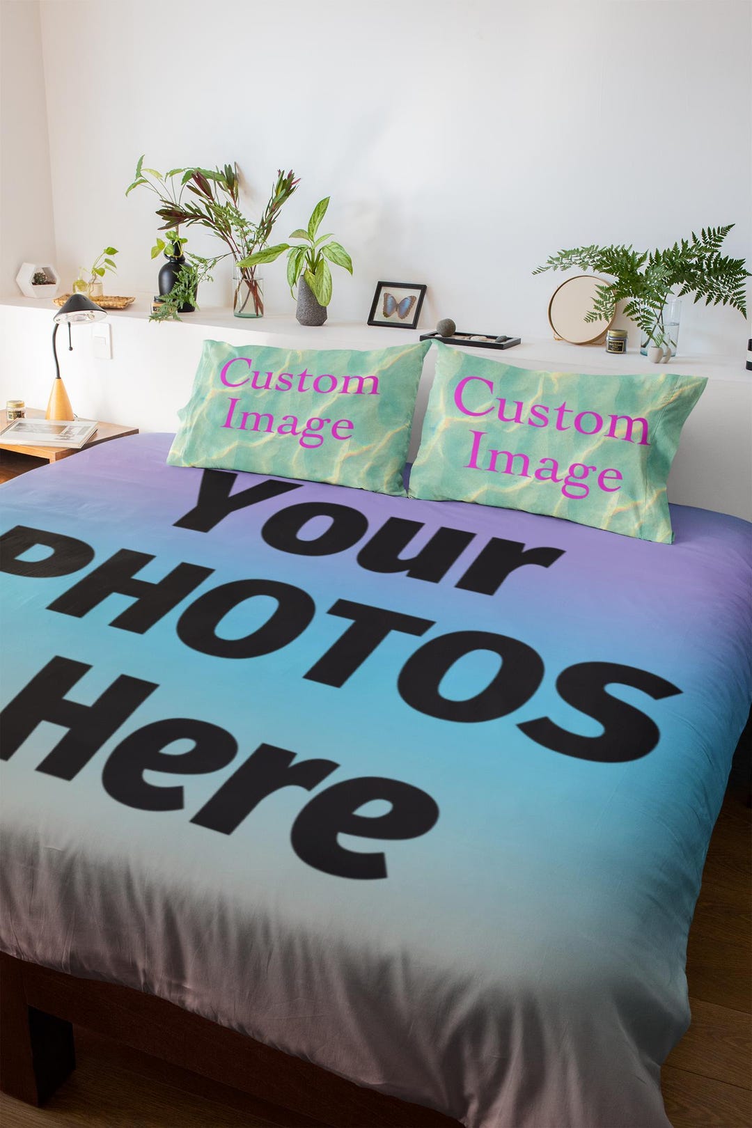 Custom Bedding Set With Your Photo Image, Personalized Bedding Set ...