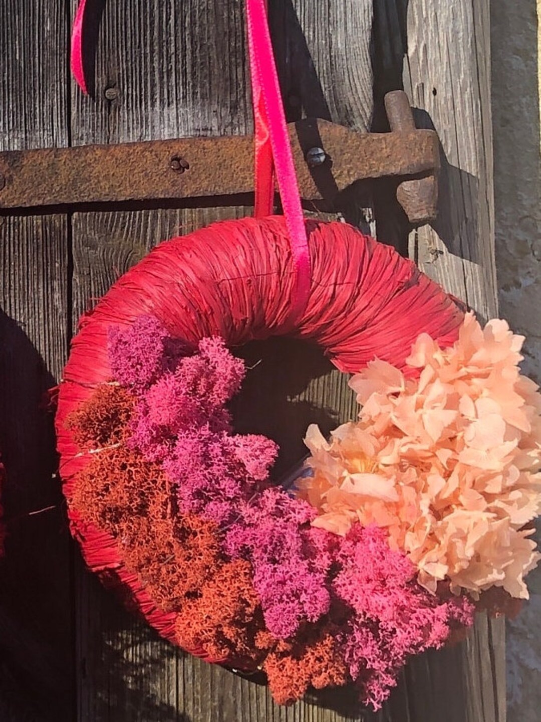 Infinity Wreath mit LED Berry, Beere, Türkranz, Tischkranz, Ostern ...