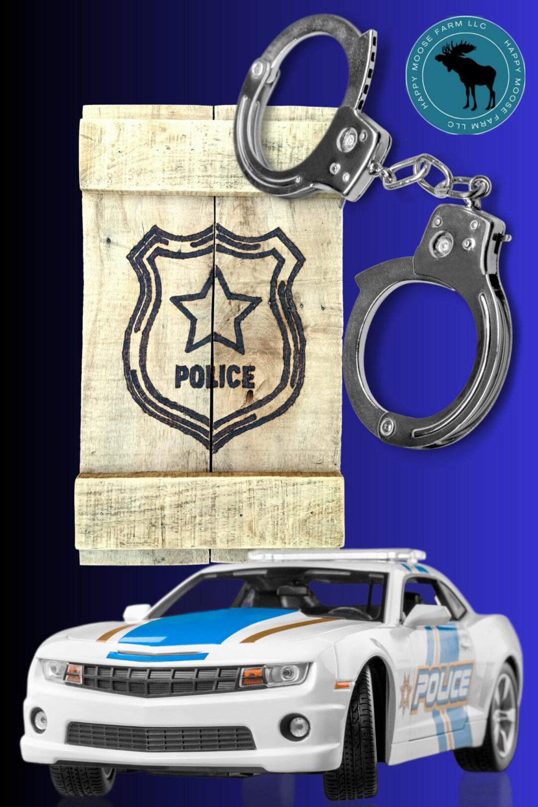 Police Wall Art | Woodburning Wall Art | Police Academy Graduation ...