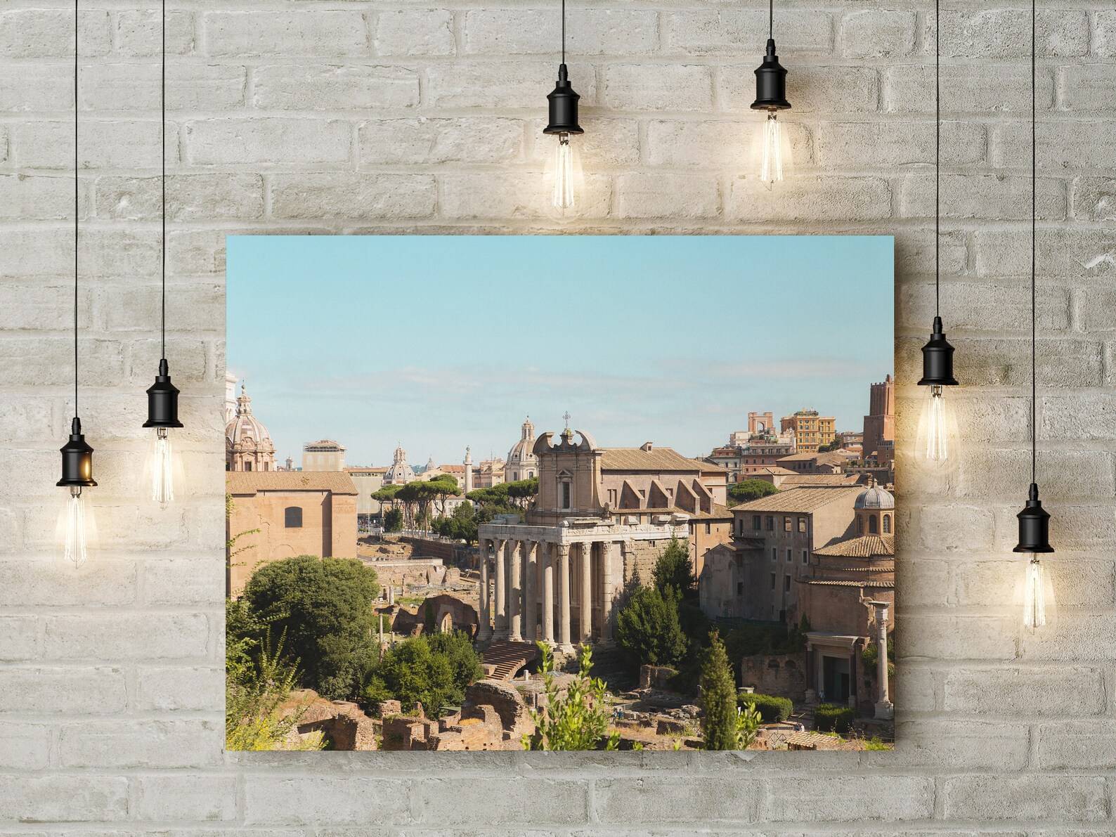 Rome Italy, Rome Skyline Print, Italy Print, Roman Forum, Rome Poster ...