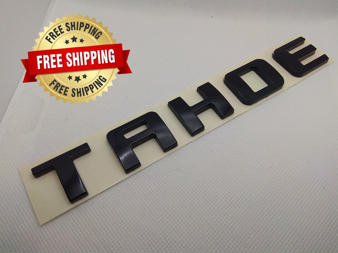 Chevrolet Tahoe Black Emblem Badge Decal Sticker - Etsy