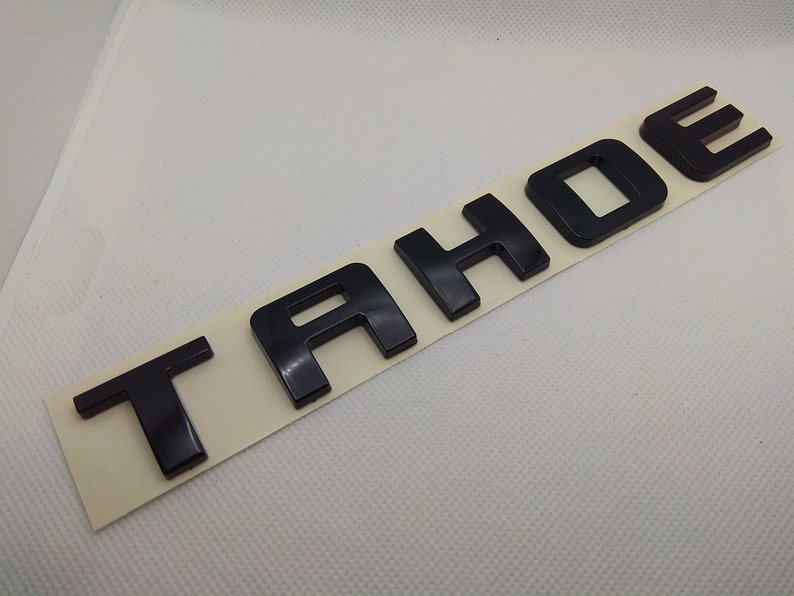 Chevrolet Tahoe Black Emblem Badge Decal Sticker - Etsy