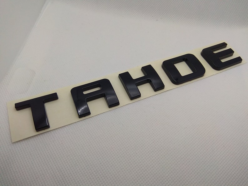 Chevrolet Tahoe Black Emblem Badge Decal Sticker - Etsy