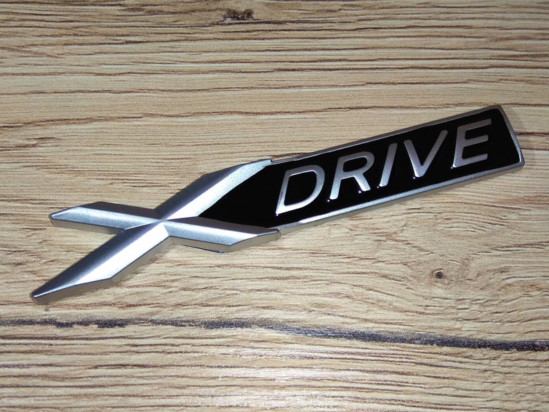 BMW X Drive Xdrive Metal Emblem Logo Stickers Badge Decal | Etsy