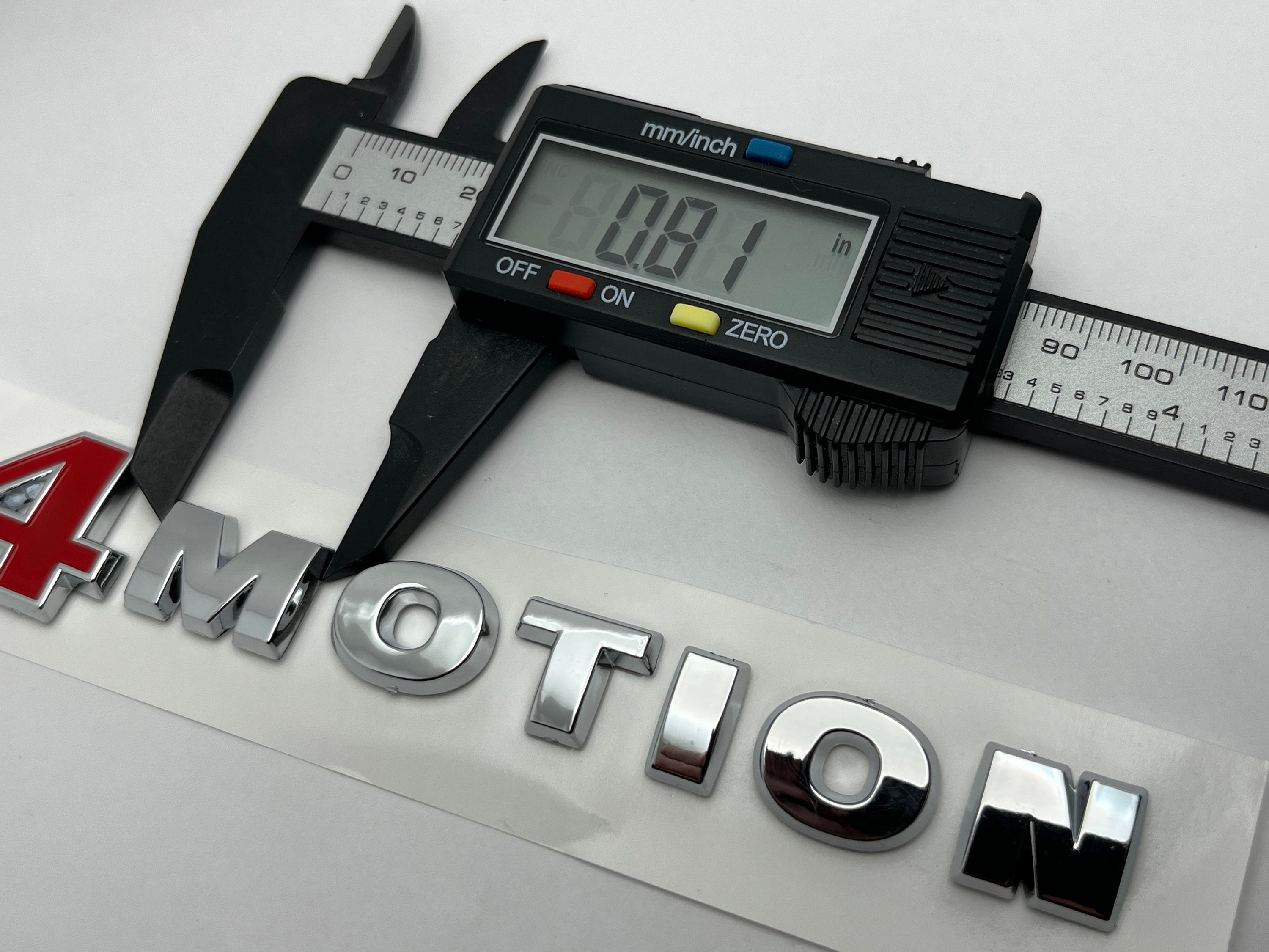 4motion 3D Logo Decal Emblem Stickers 4 Motion Badge Chrome - Etsy ...