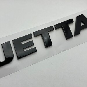 VW Jetta Black Car 3D Letters Emblem Logo Badge Stickers - Etsy