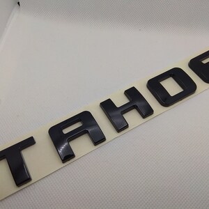 Chevrolet Tahoe Black Emblem Badge Decal Sticker - Etsy