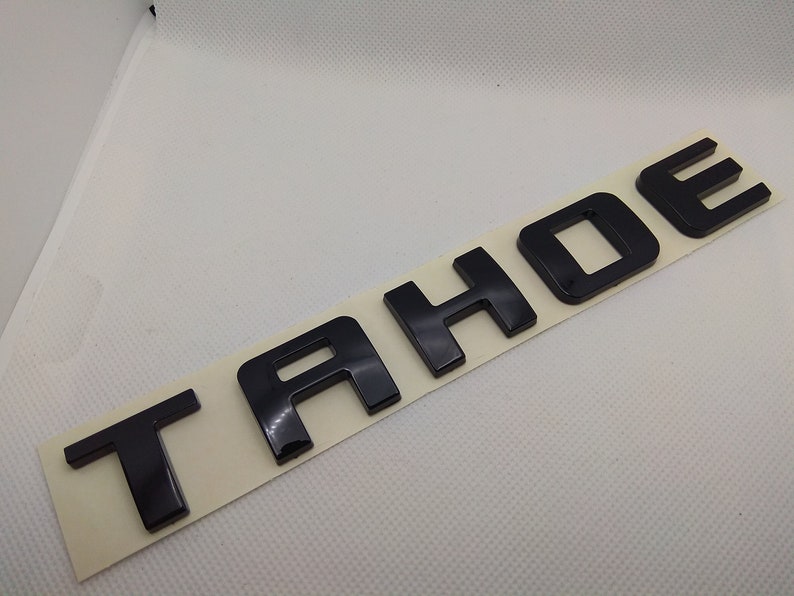 Chevrolet Tahoe Black Emblem Badge Decal Sticker - Etsy