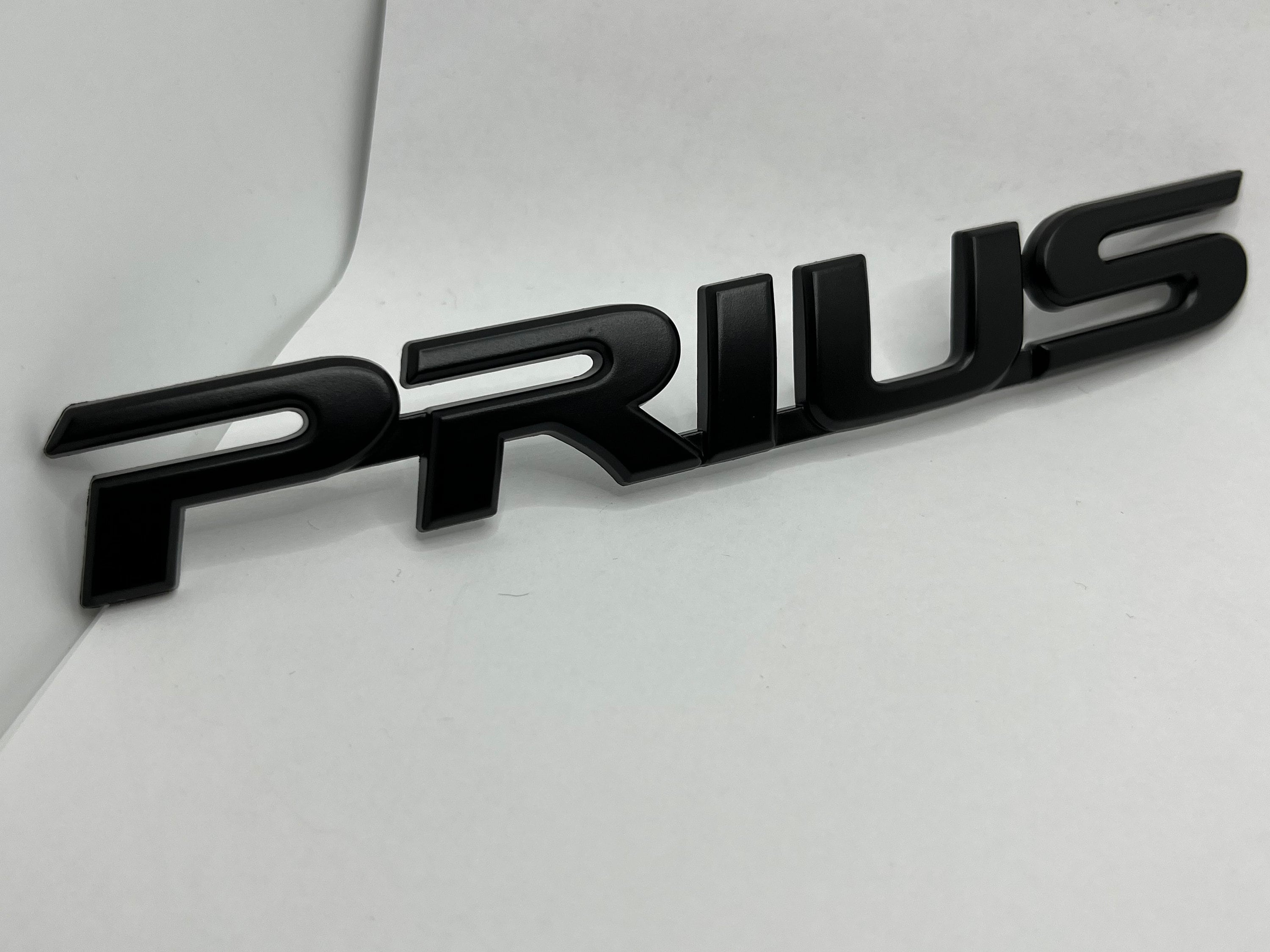 Prius Emblem Logo Letters Badge Trunk Gate Rear Black - Etsy