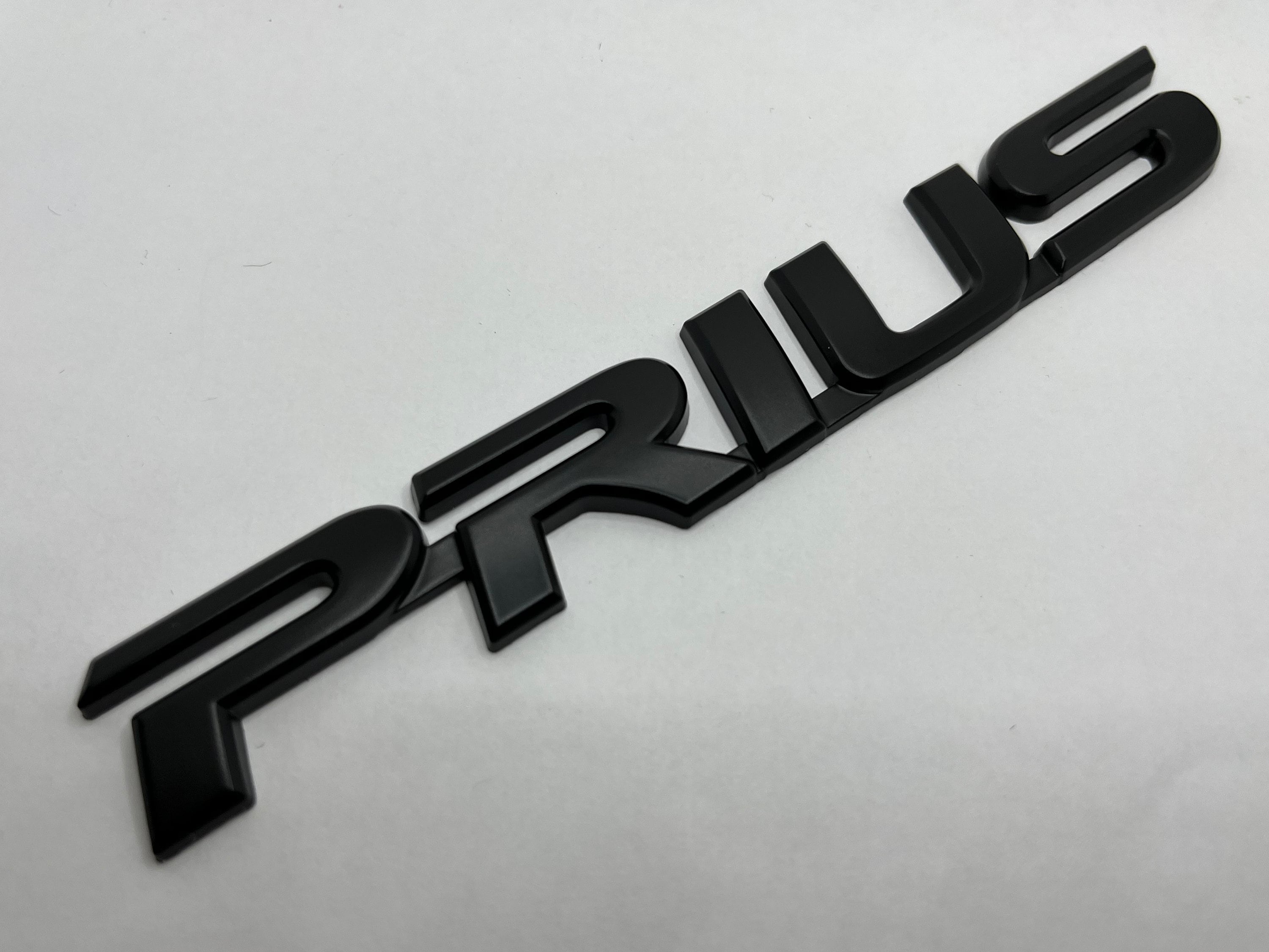 Prius Emblem Logo Letters Badge Trunk Gate Rear Black - Etsy