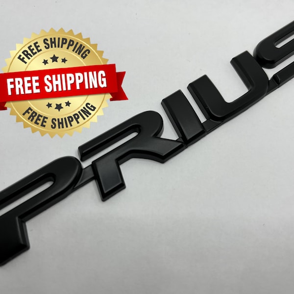 Black Toyota Emblems Prius - Etsy