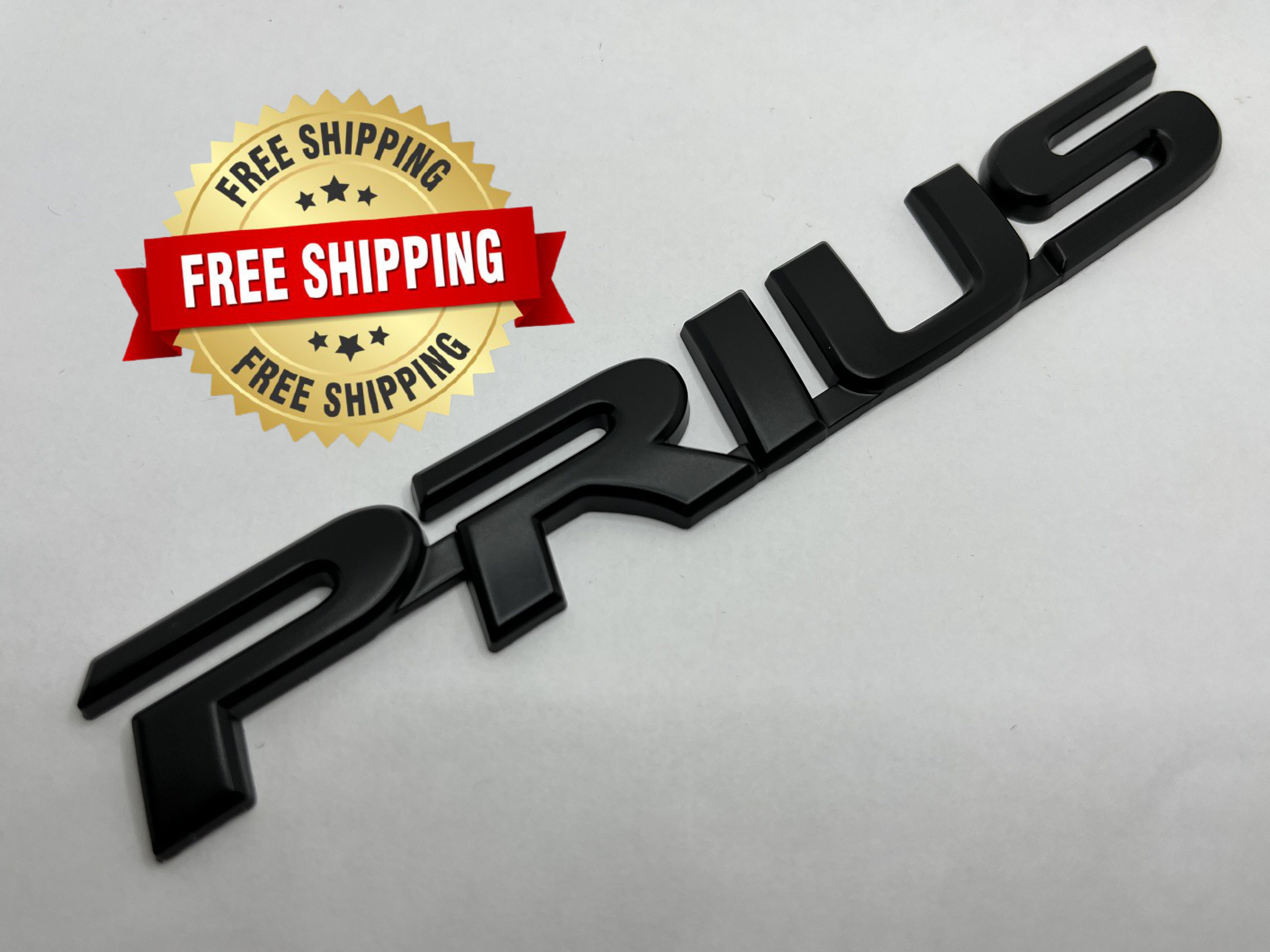 Prius Emblem Logo Letters Badge Trunk Gate Rear Black - Etsy