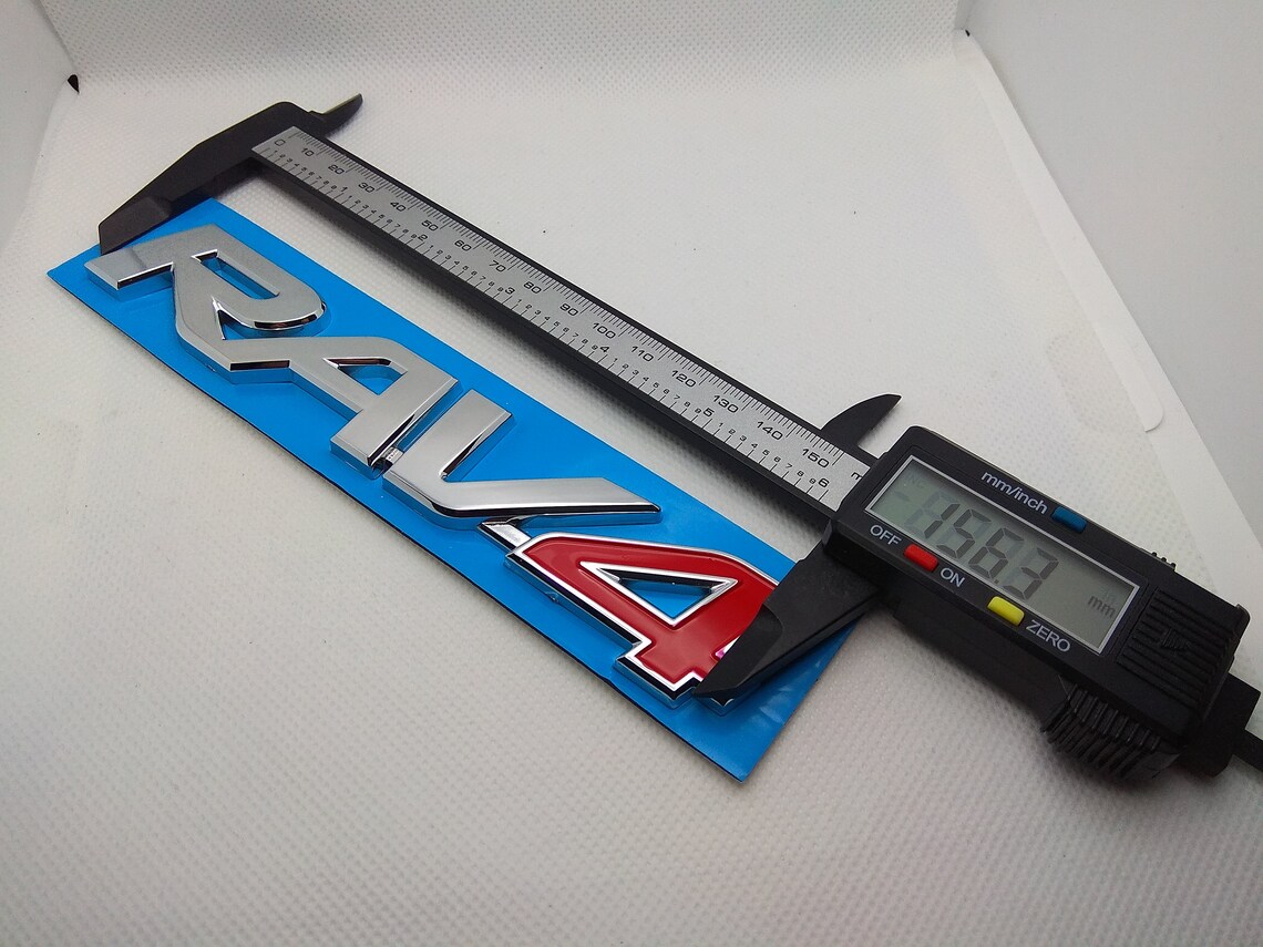 Toyota RAV4 Emblem Logo Letters Badge Trunk Gate Rear Chrome - Etsy