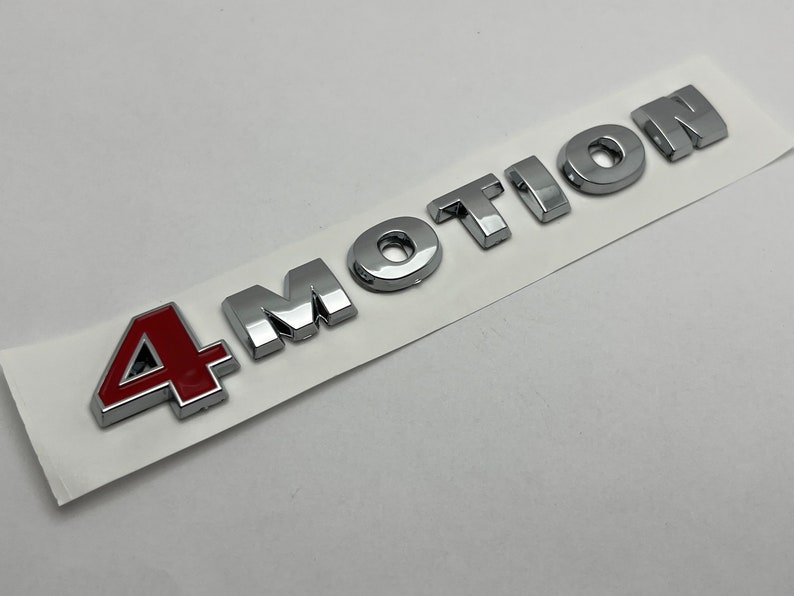 4motion 3D Logo Decal Emblem Stickers 4 Motion Badge Chrome - Etsy ...