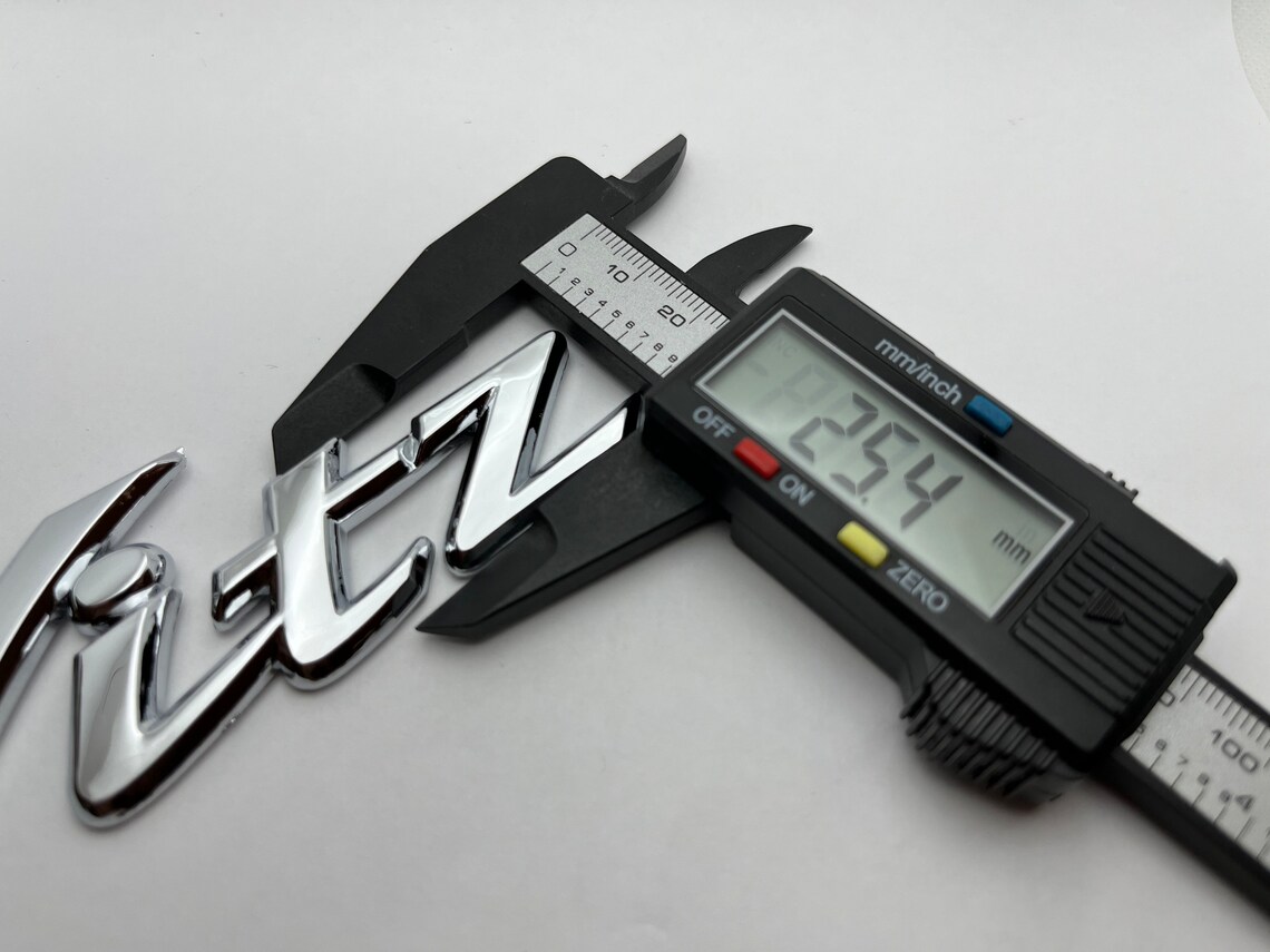 Toyota Vitz Emblem Logo Letters Badge Trunk Gate Rear Chrome - Etsy