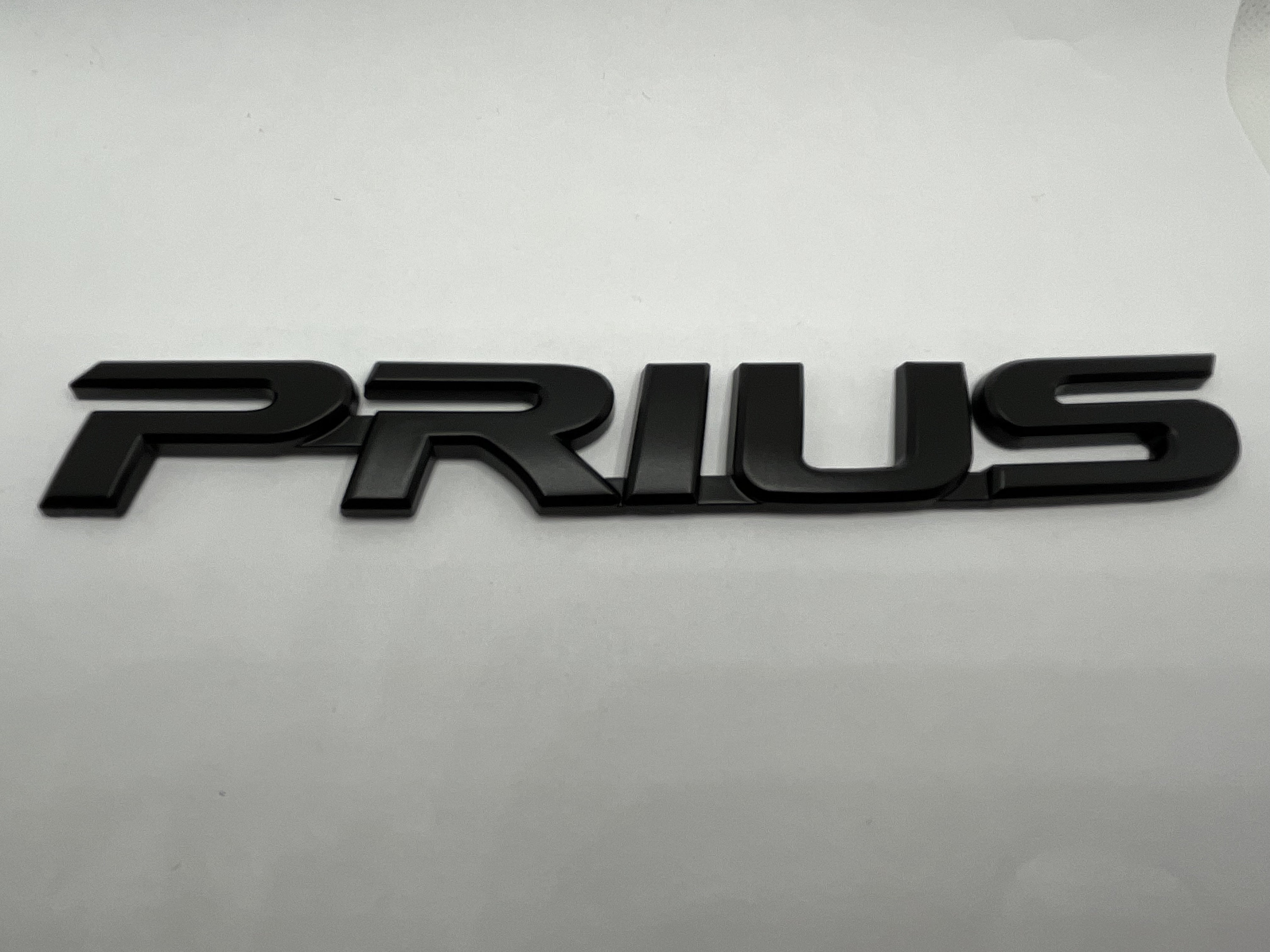 Prius Emblem Logo Letters Badge Trunk Gate Rear Black - Etsy