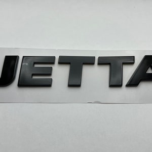 VW Jetta Black Car 3D Letters Emblem Logo Badge Stickers - Etsy
