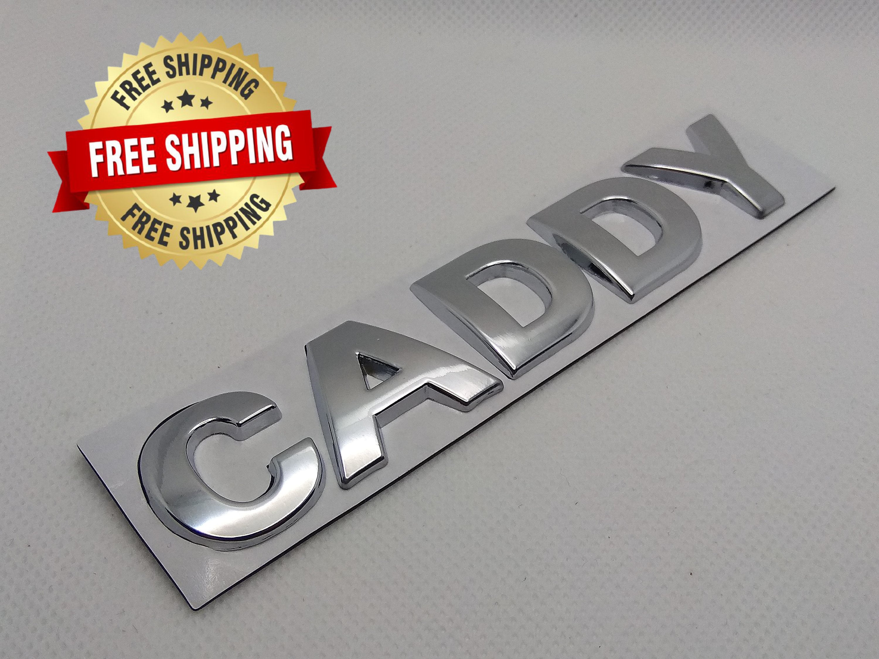 VW Caddy Emblem Logo Letters Badge Trunk Gate Rear Chrome - Etsy UK