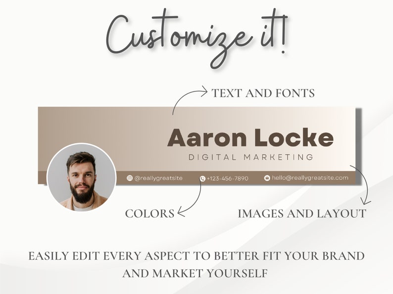 Professional Linkedin Banners Customizable in Canva, Personalized ...
