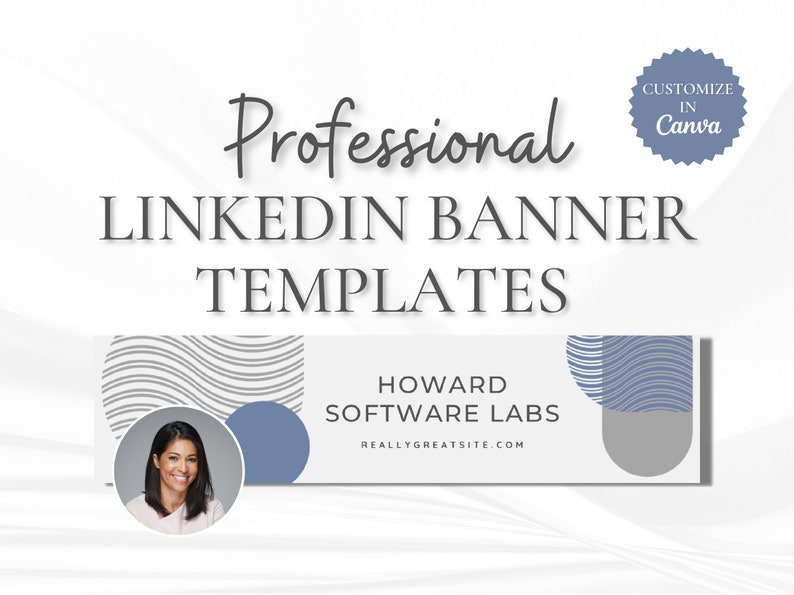 Linkedin Banner Editable in Canva Professional Linkedin - Etsy