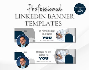 Customizable Linkedin Banners for Professionals - Etsy