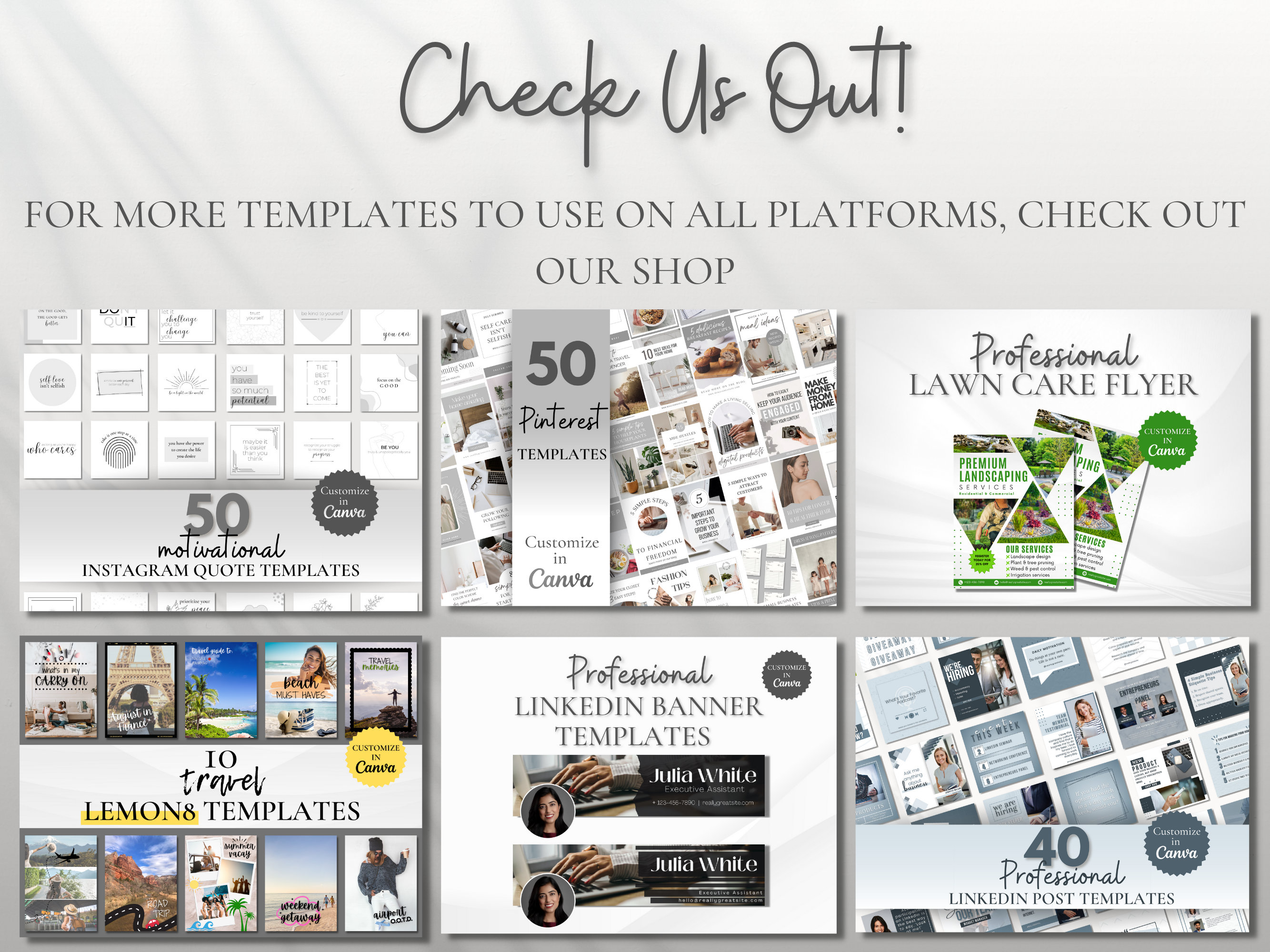 Professional Linkedin Banners Customizable in Canva, Personalized ...