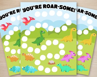 Printable Dinosaur Potty Training Chart, Kids Reward Chart, Potty ...