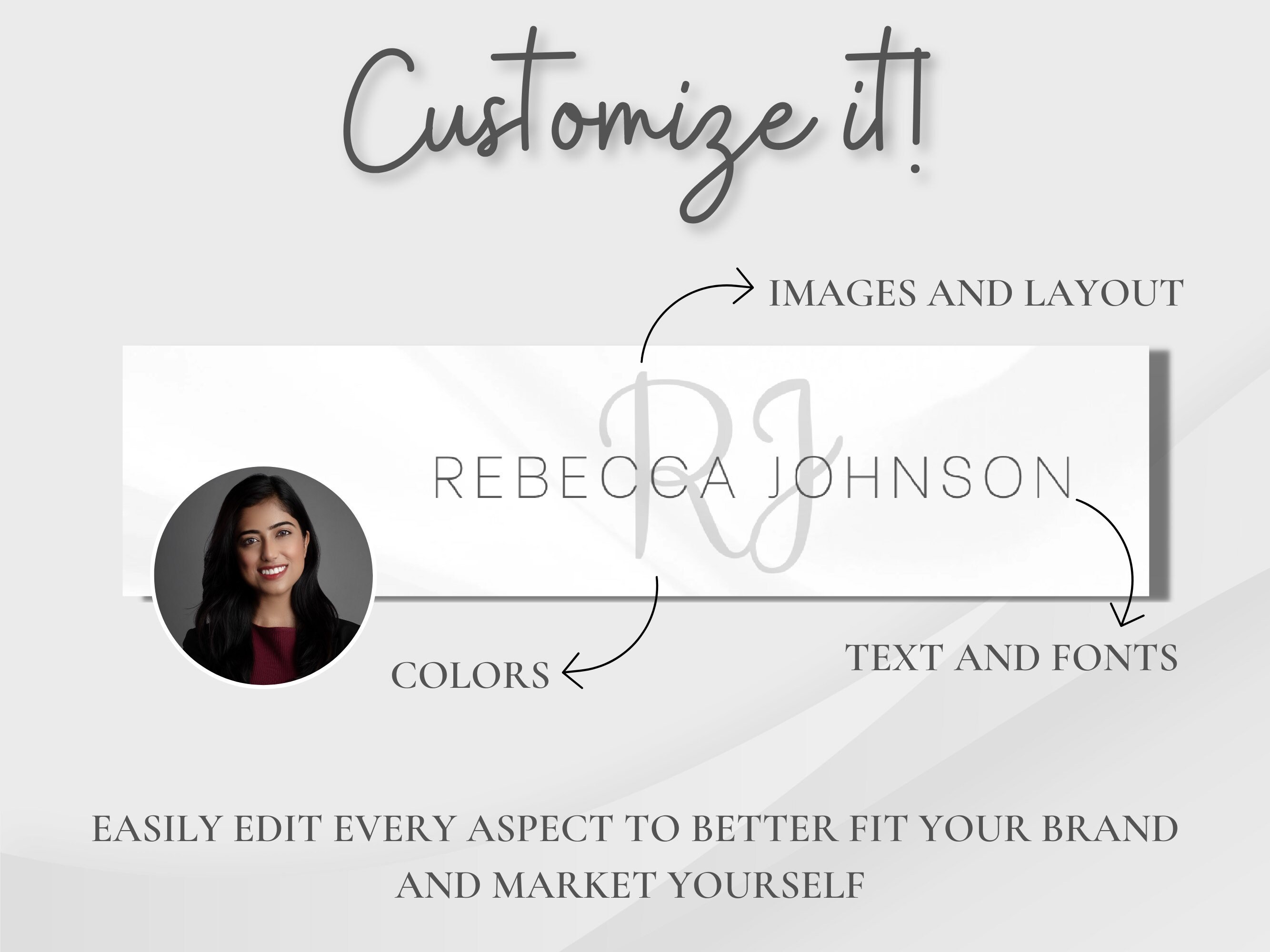 Simple Black and White Linkedin Banners Customizable in Canva ...