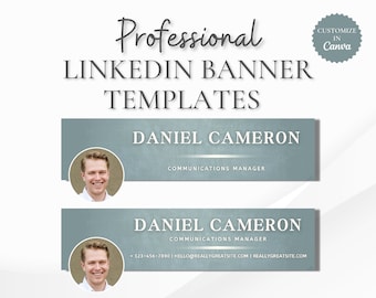 Customizable Linkedin Banners for Professionals - Etsy