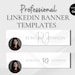 Simple Black and White Linkedin Banners Customizable in Canva ...