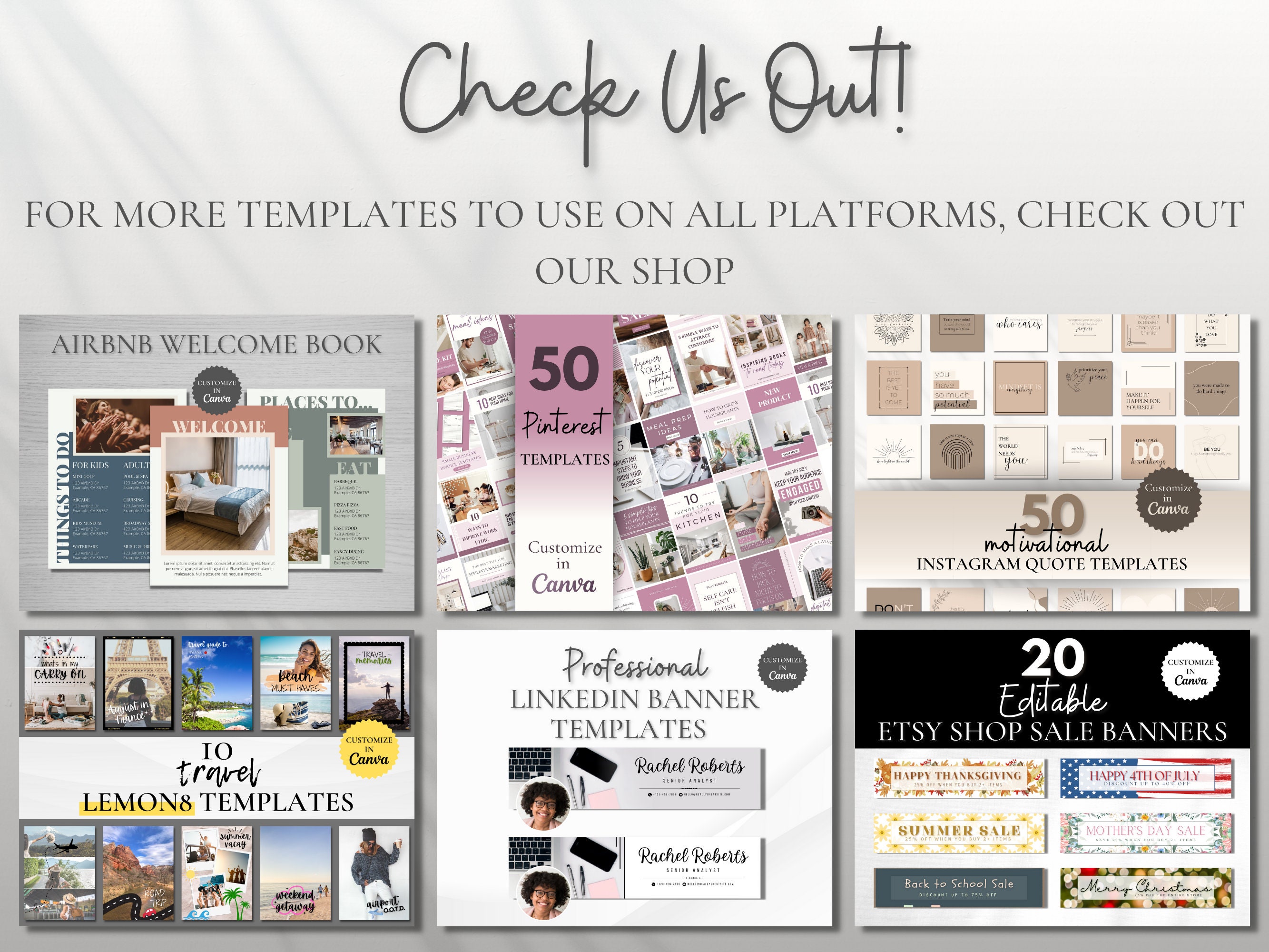 Professional Linkedin Banners Customizable in Canva, Personalized ...