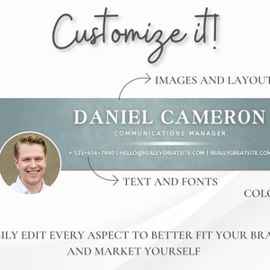 Professional Linkedin Banners Customizable in Canva, Personalized ...
