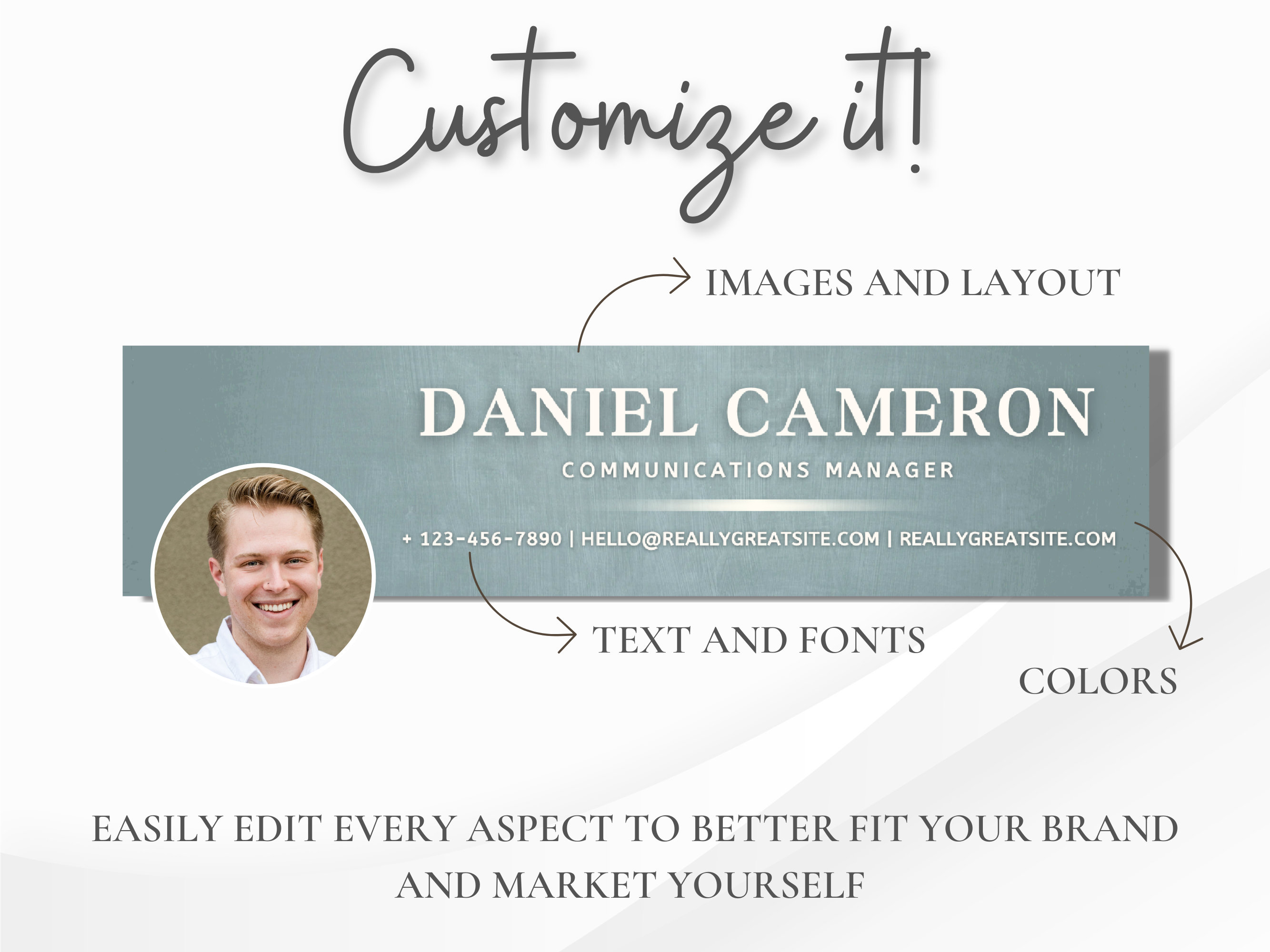 Professional Linkedin Banners Customizable in Canva, Personalized ...