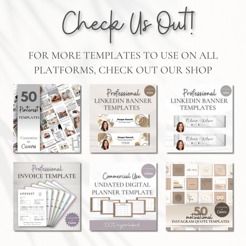 Professional Linkedin Banners for Canva Personalized Header - Etsy