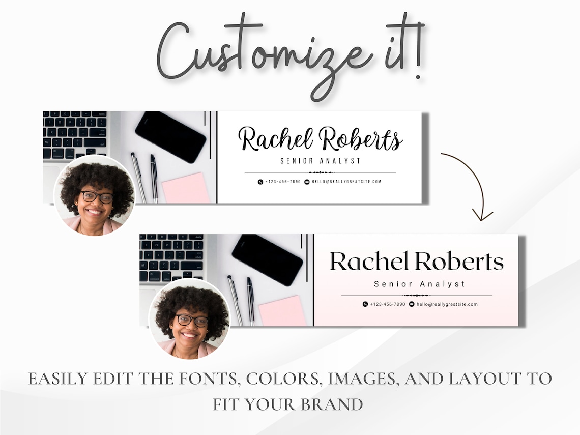 Professional Linkedin Banners Customizable in Canva, Personalized ...