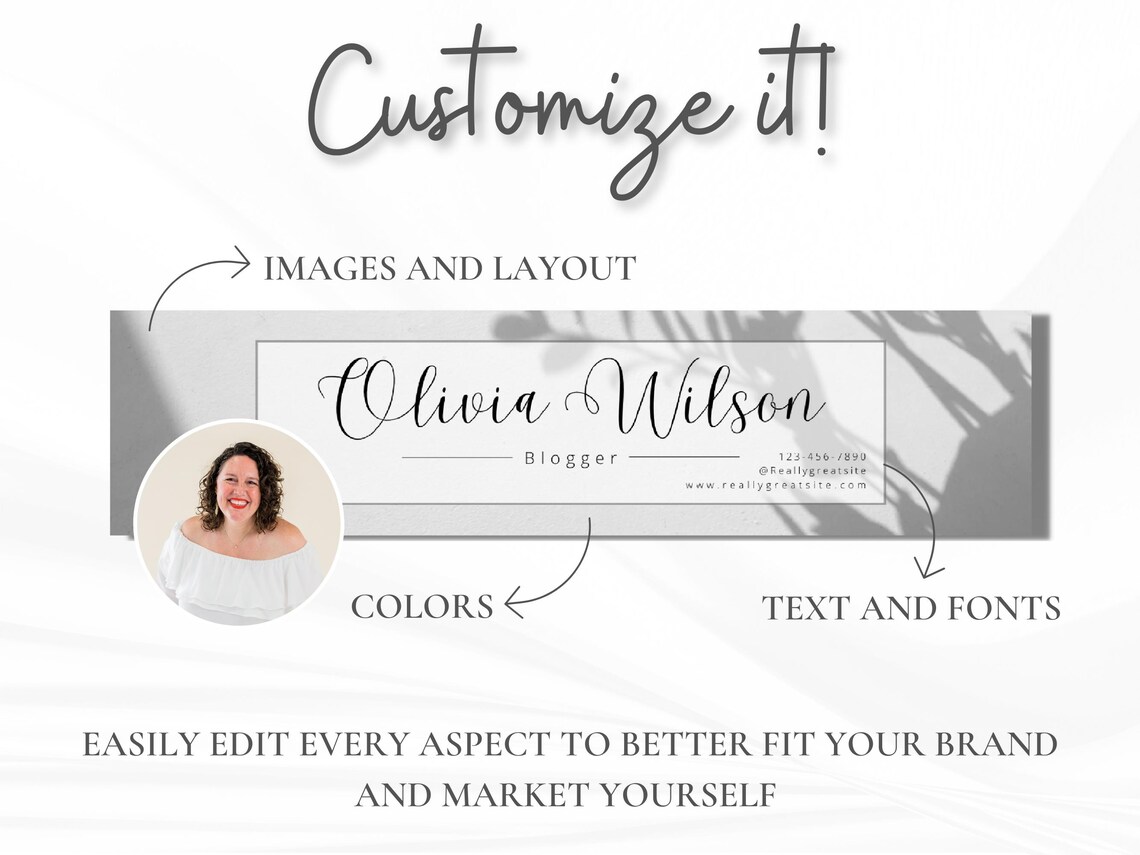 Professional Linkedin Banners Customizable in Canva, Personalized ...