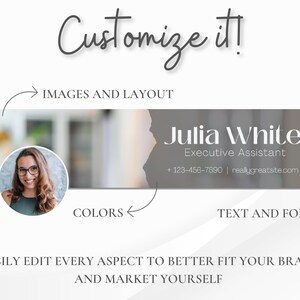 Professional Linkedin Banners Customizable in Canva, Personalized ...