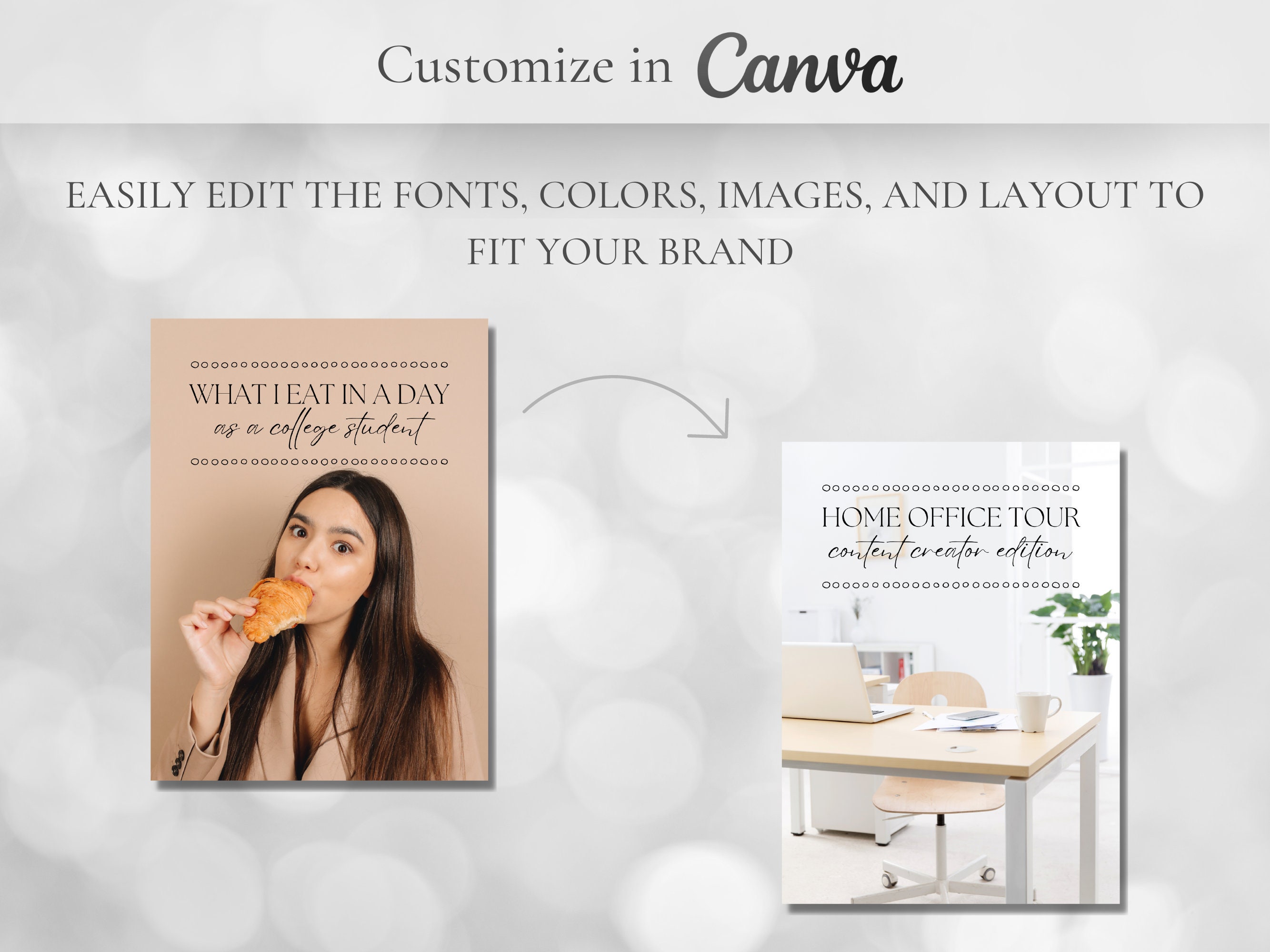 Lemon8 Templates Customizable in Canva, Simple Lemon8 Posts, Social ...
