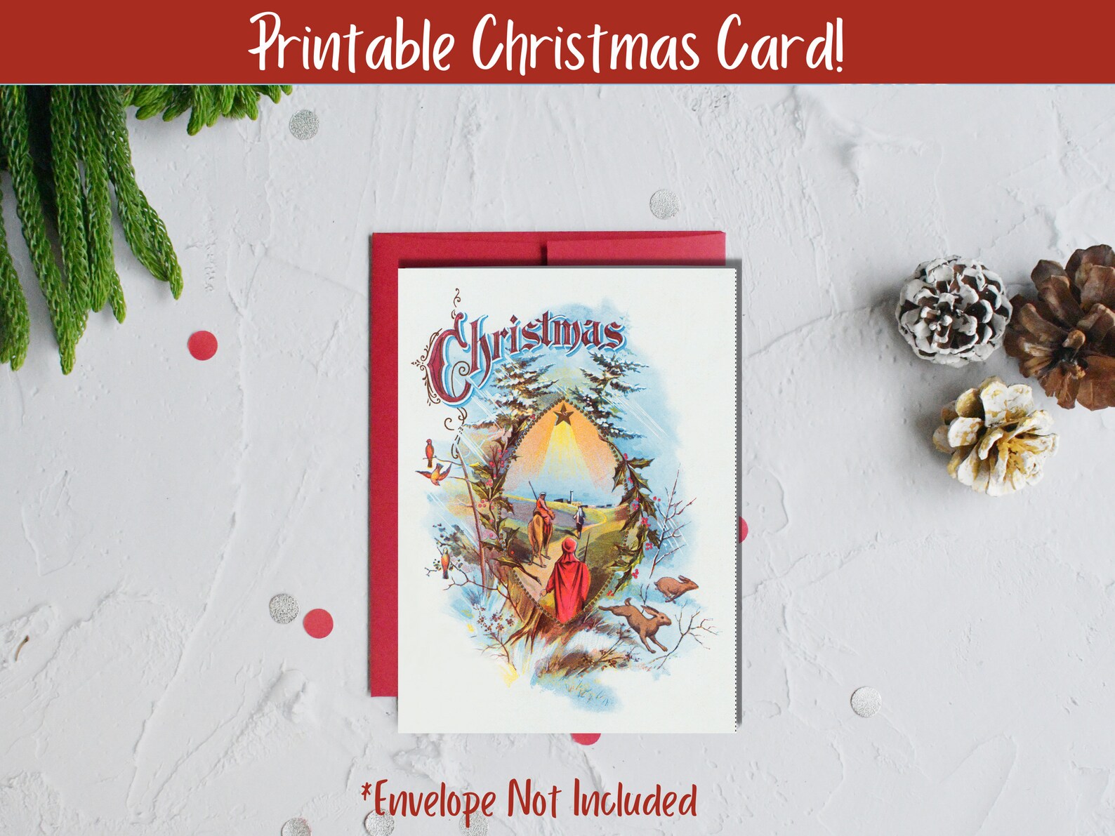 Printable Christmas Card Three Wise Men Card We Three Kings - Etsy