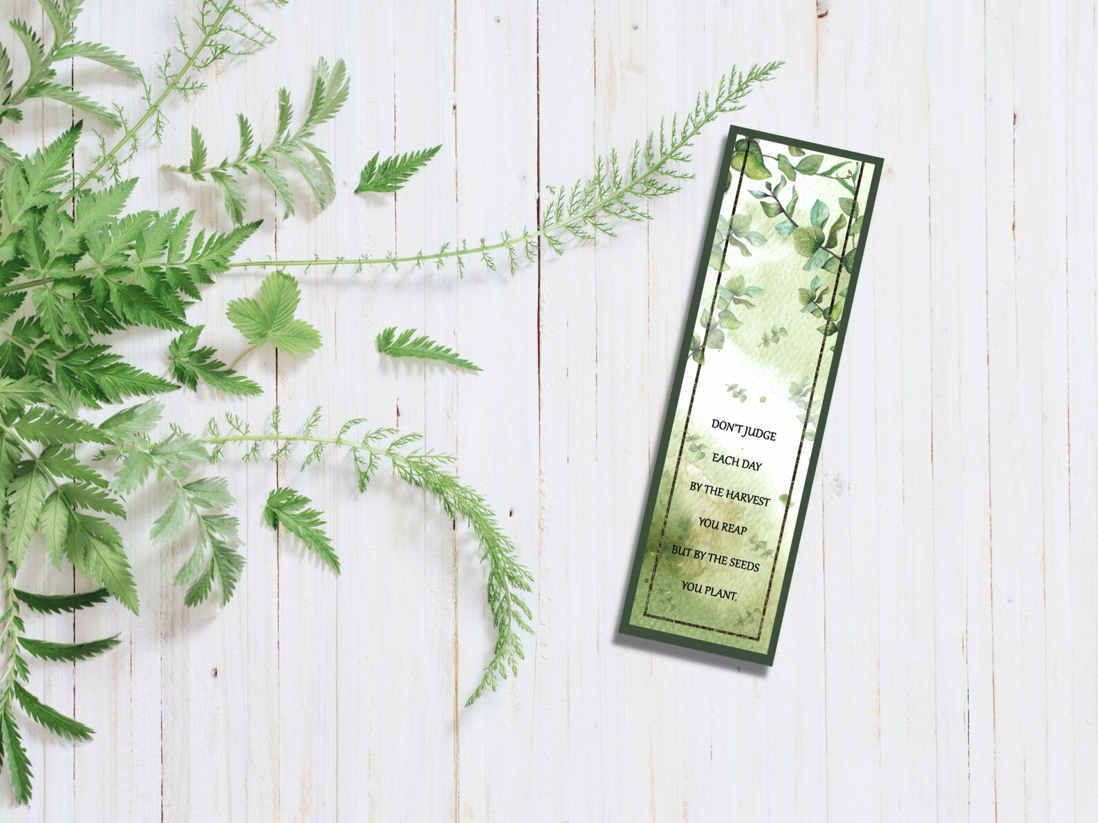 Watercolor Printable Bookmarks for Plant Lovers, Gift for Plant Lover ...