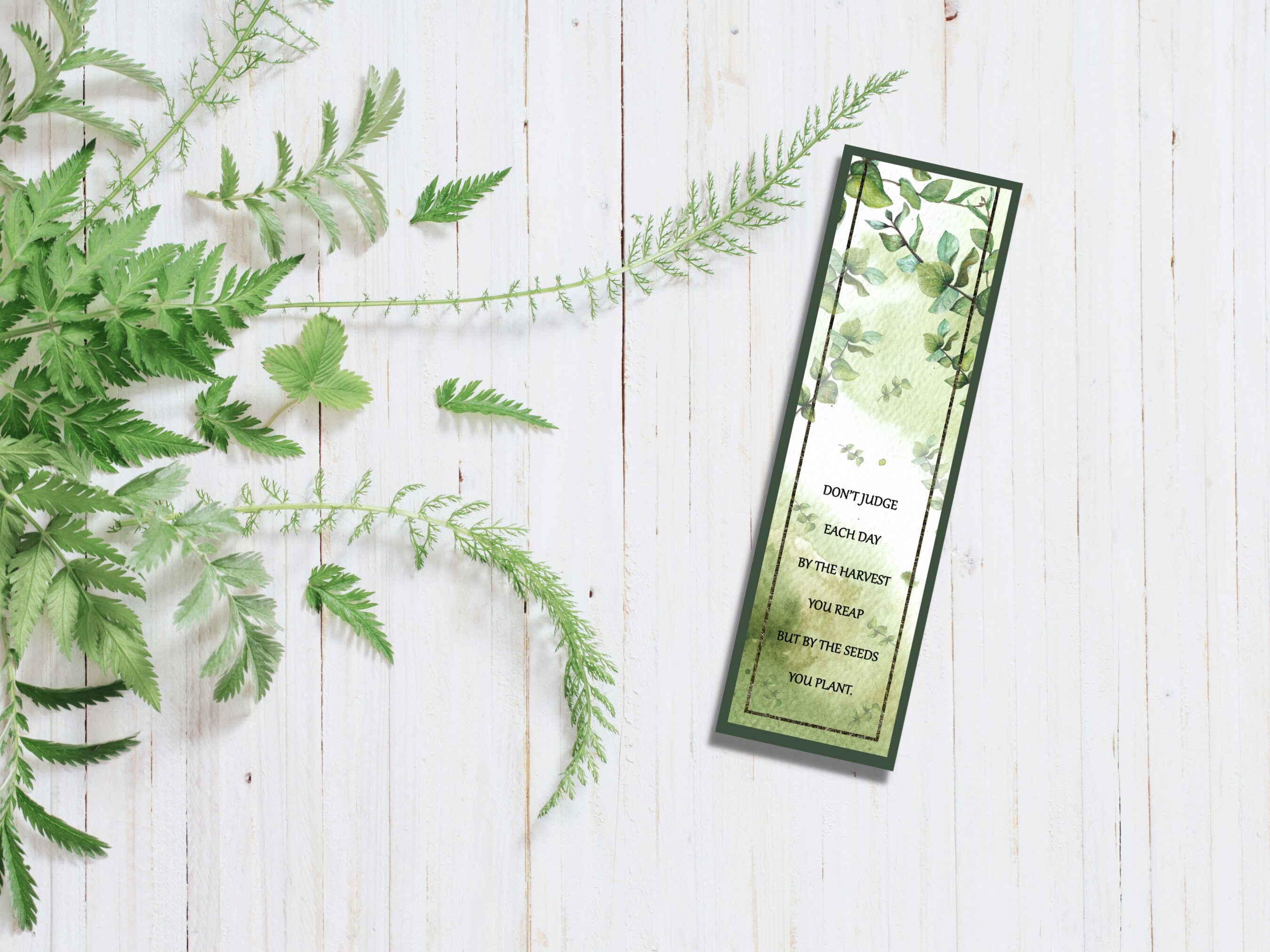 Watercolor Printable Bookmarks for Plant Lovers, Gift for Plant Lover ...