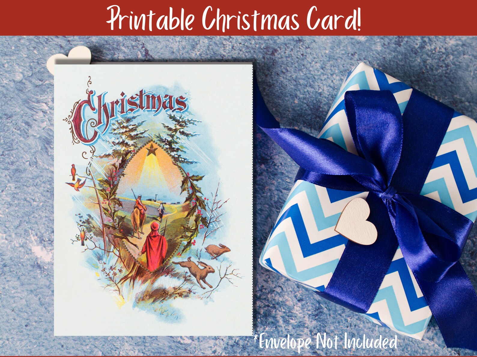 Printable Christmas Card Three Wise Men Card We Three Kings - Etsy