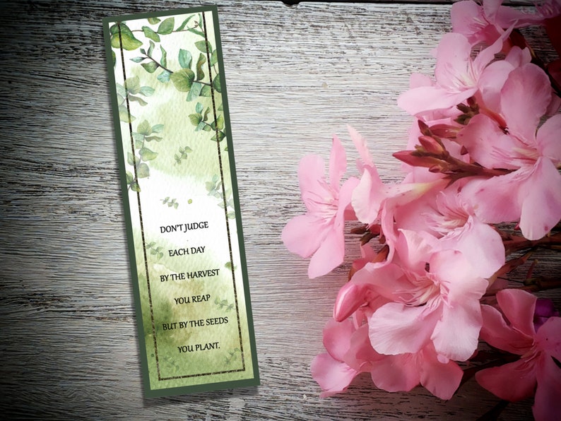 Watercolor Printable Bookmarks for Plant Lovers, Gift for Plant Lover ...