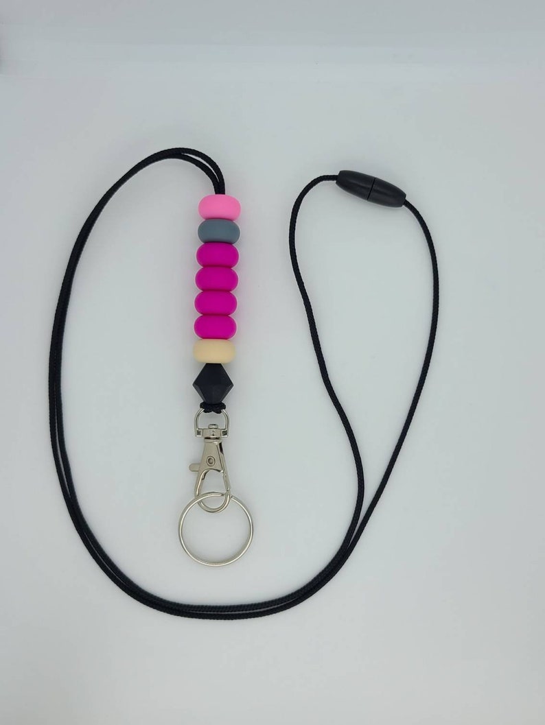 Pencil Lanyard Pencil ID Badge Lanyard Breakaway Silicone - Etsy