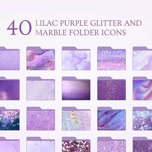 Purple Folder Icons - Etsy