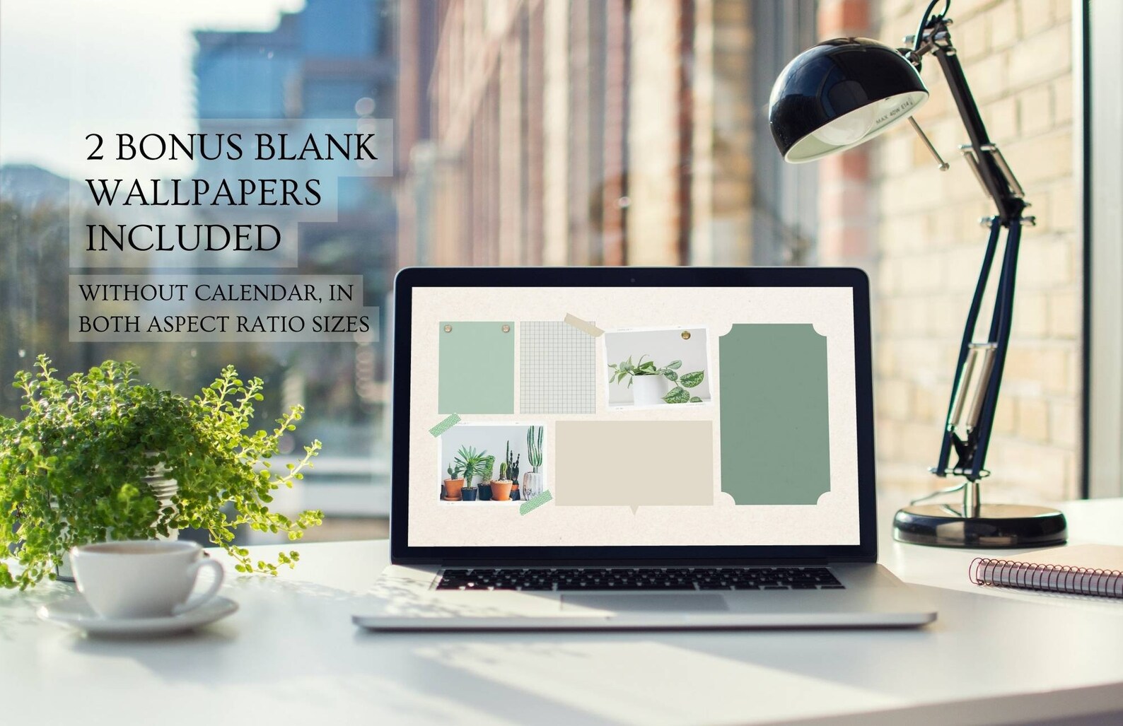 Going Green Desktop Organization Wallpaper Pack of 57 2022 - Etsy