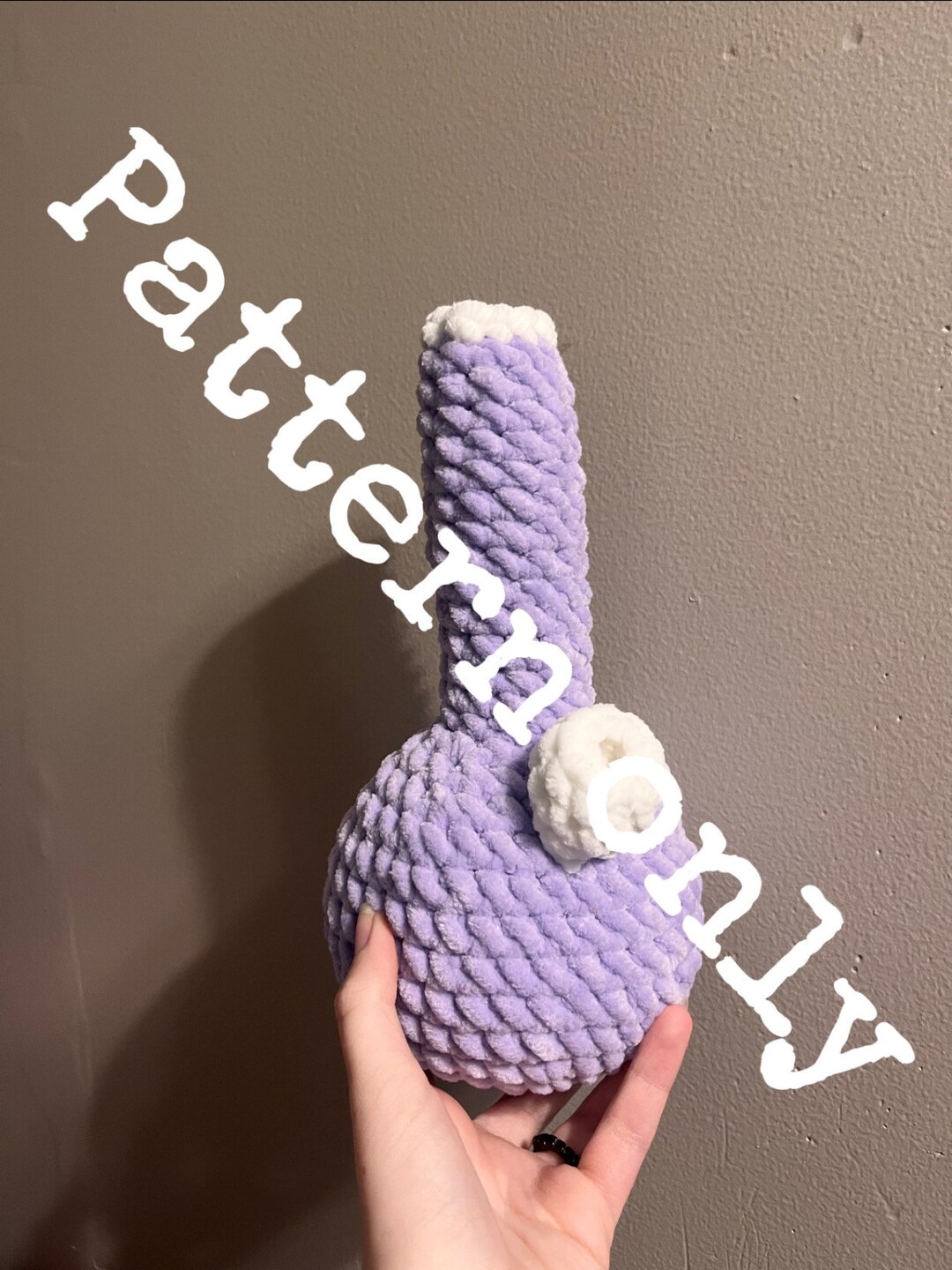 Bong Crochet Pattern - Etsy